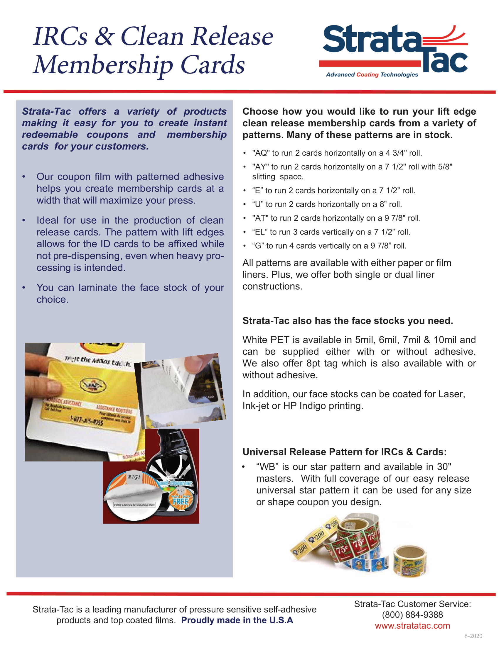 Sales Bulletins from Strata-Tac