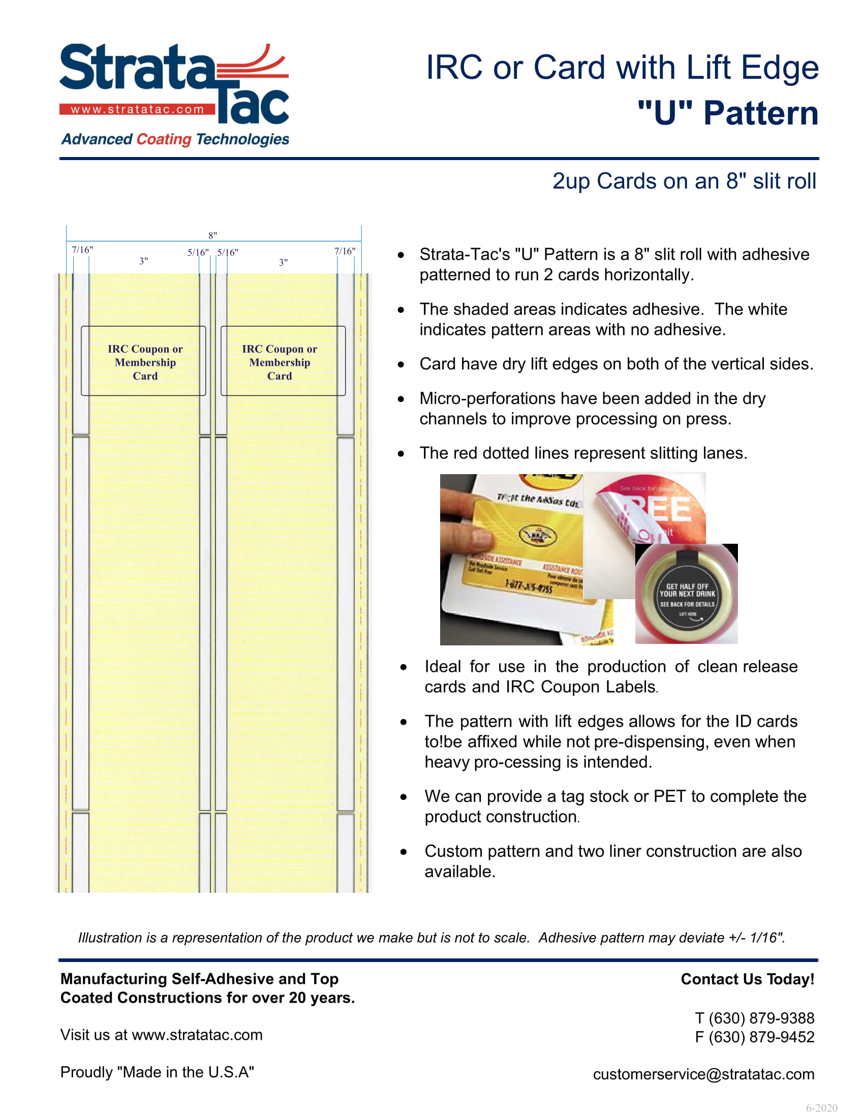 Patterned Products from Strata-Tac